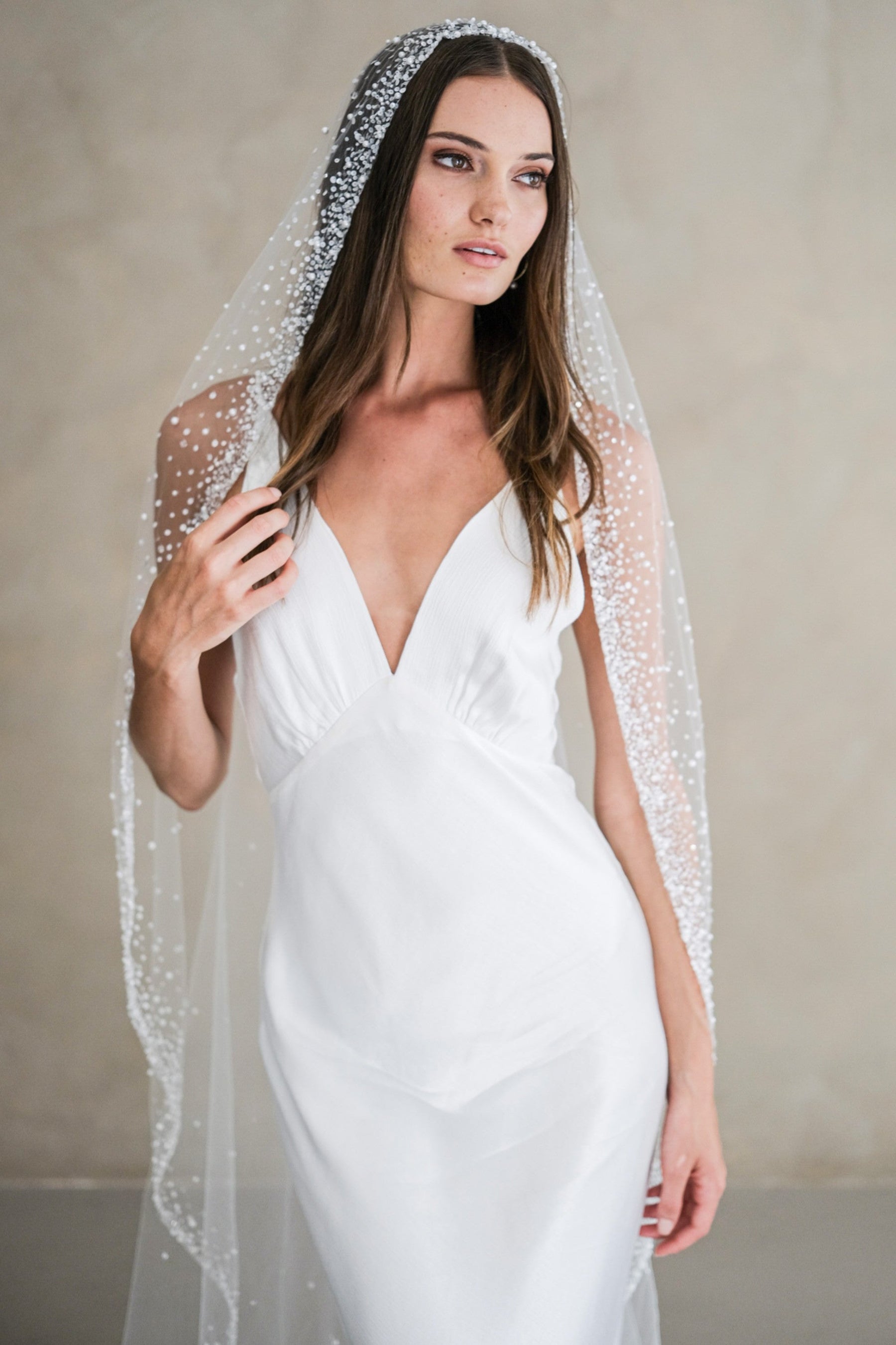 Pearl Wedding Veils Collection