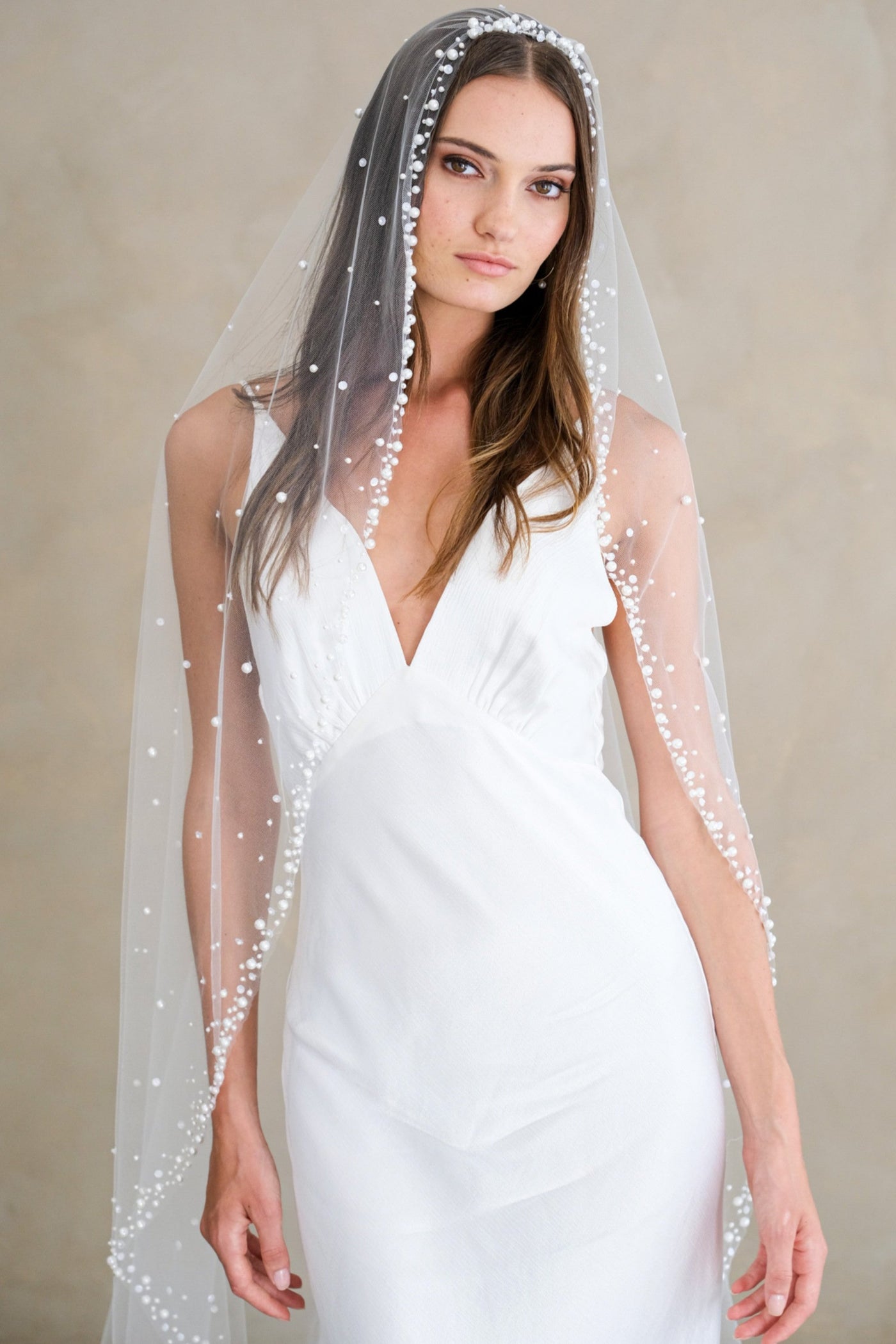 Pearl Wedding Veils Collection