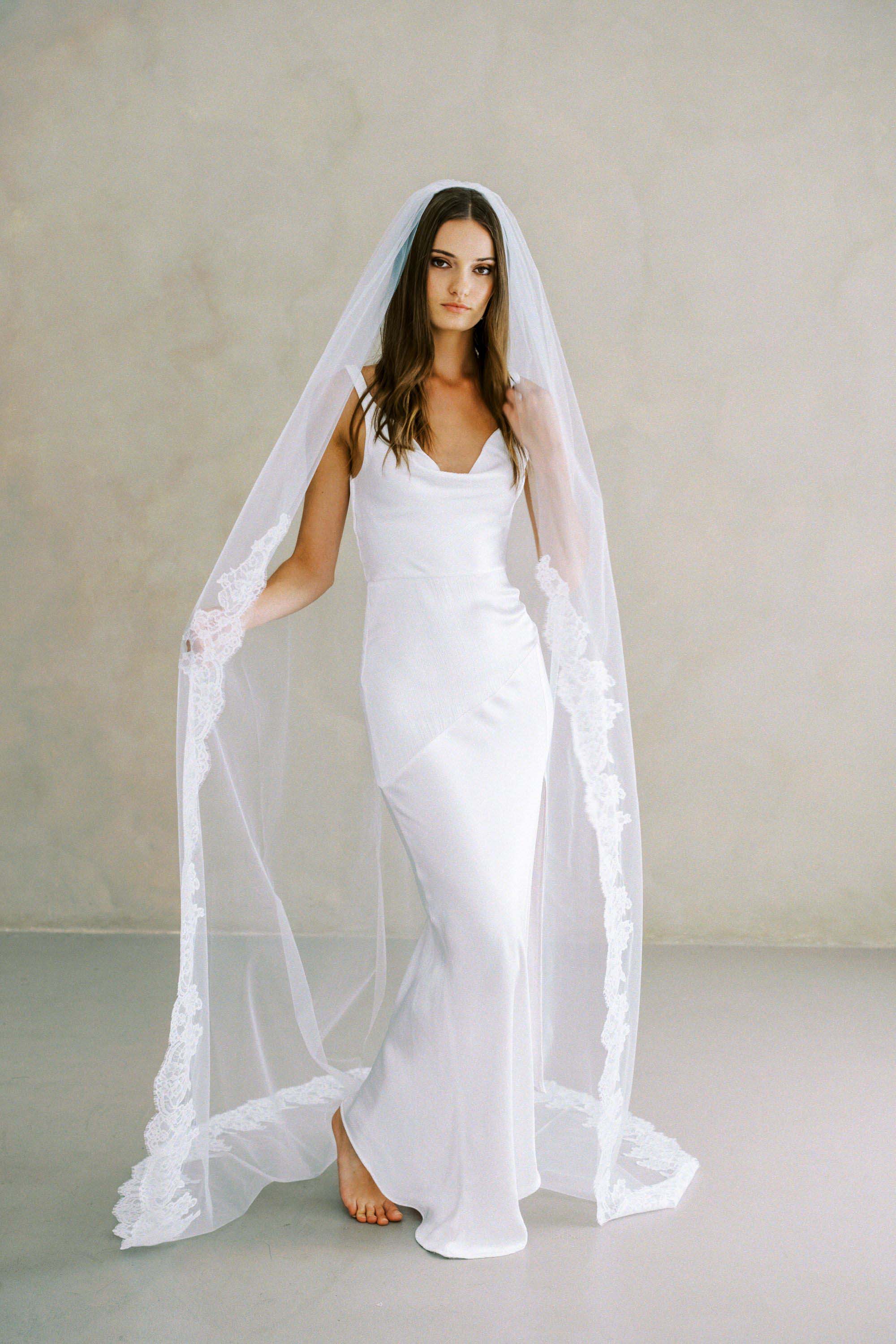 Lace Wedding Veils Collection