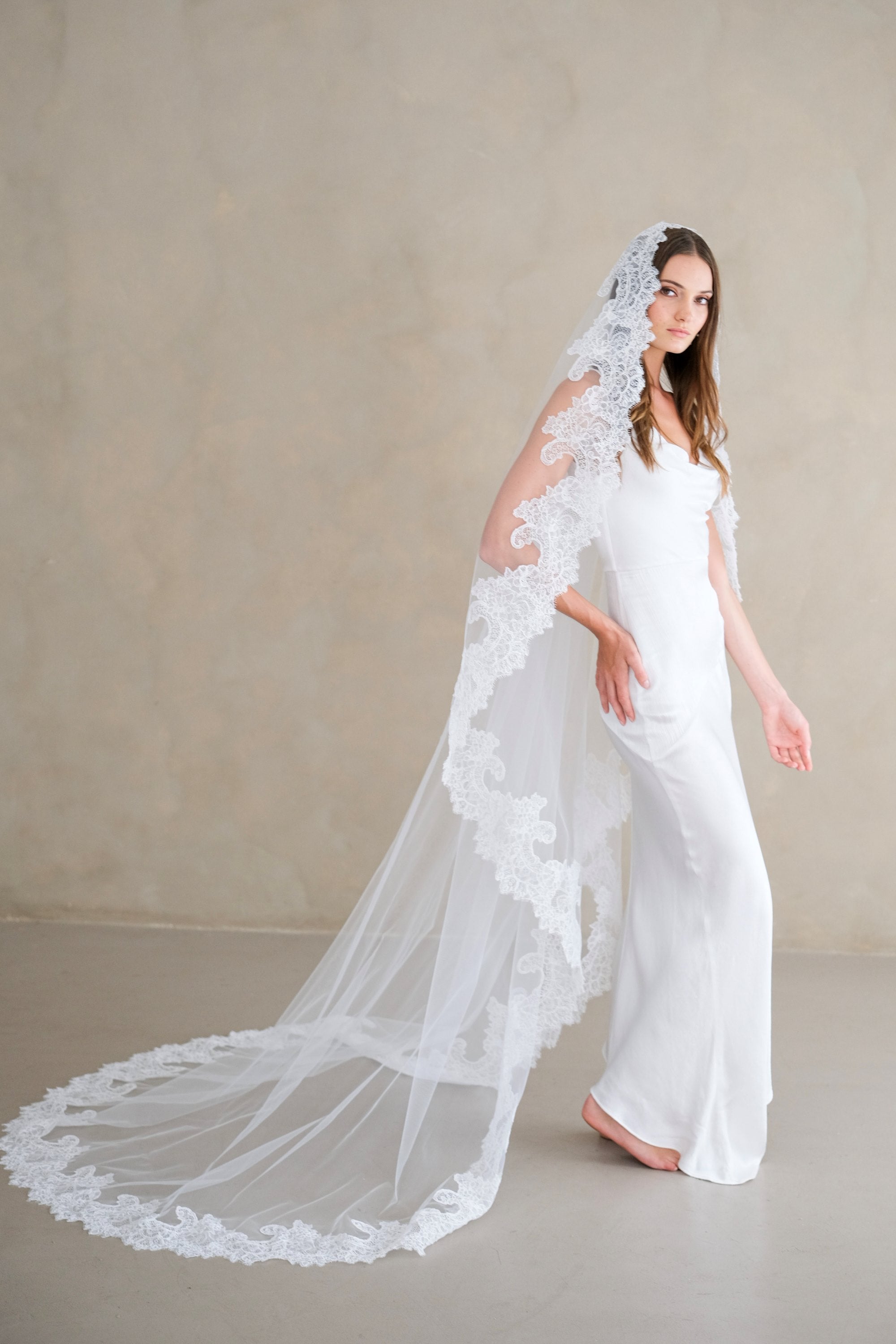 Lace Wedding Veils Collection