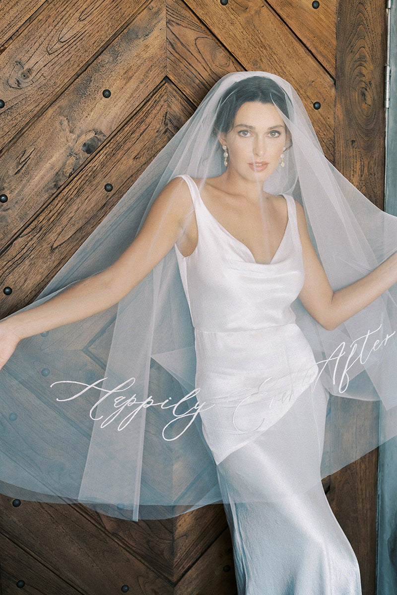 Embroidered Wedding Veils | Custom Flower Embroidered Veil