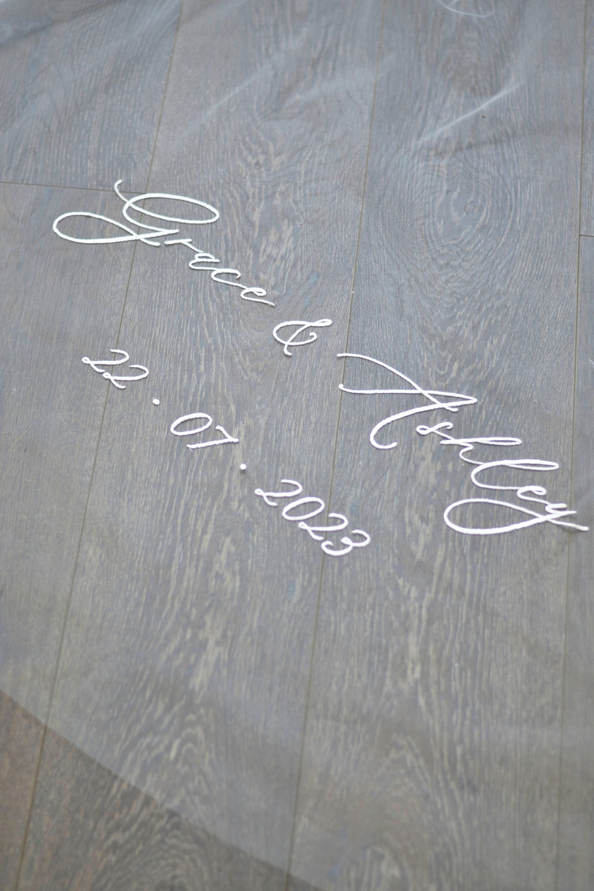 Embroidered Wedding Veils | Custom Veil Embroidery